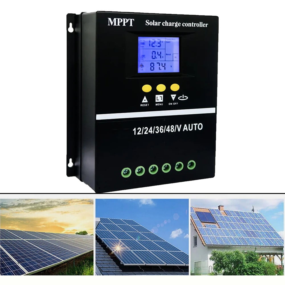 12V24V36V48V Lcd Display Battery Regulator With Solar Charge Controller ...
