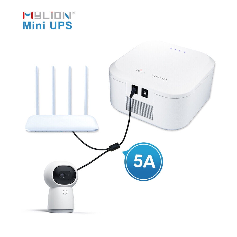 12V5A Mini UPS battery backup for Router/CPE/ONT/ONU/VoipTelephone ...