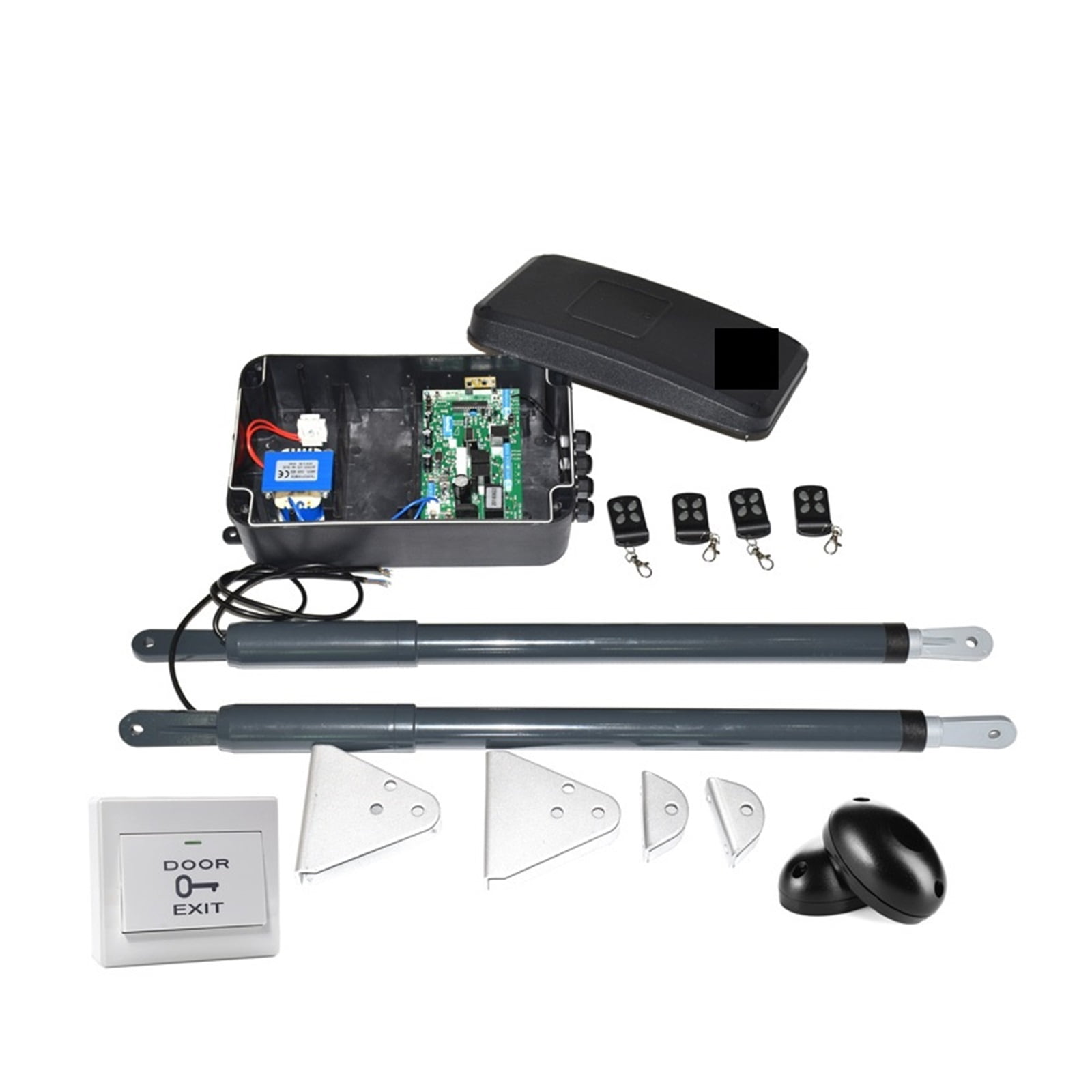 12VDC 220VAC Swing Gate Motor Telescopic Motorization Kit For Double ...