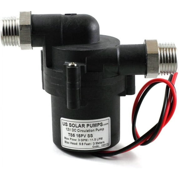 12VDC Solar Hot Water Pumps - Can Handle temperatures up to 230F and ...
