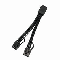 Dual 4Pin Molex IDE Male to 6 Pin Female IDE Power Cable Adapter ...