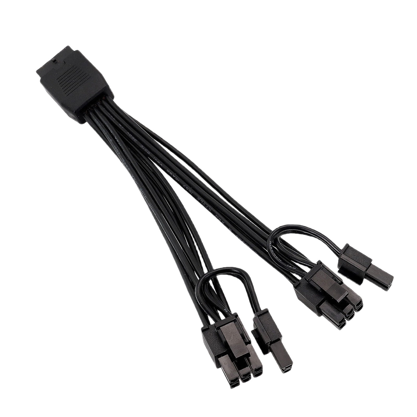 12VHPWR 12+4Pin To Double 6+2 Pin GPU Power Splitter Cable For ATX3.0 ...