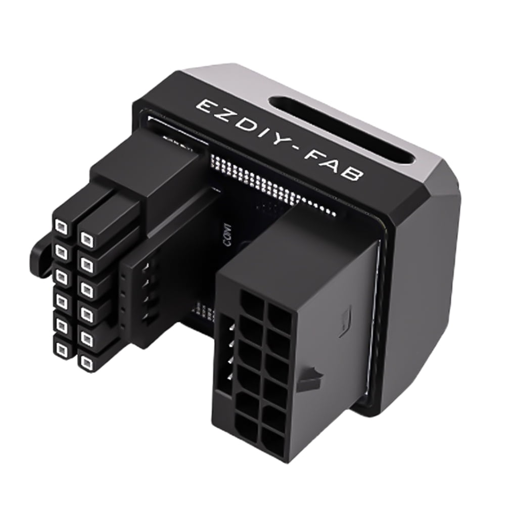 12VHPWR 180 Adapter 16 Pin GPU Power Connector for RTX 3090Ti(Black RVS ...