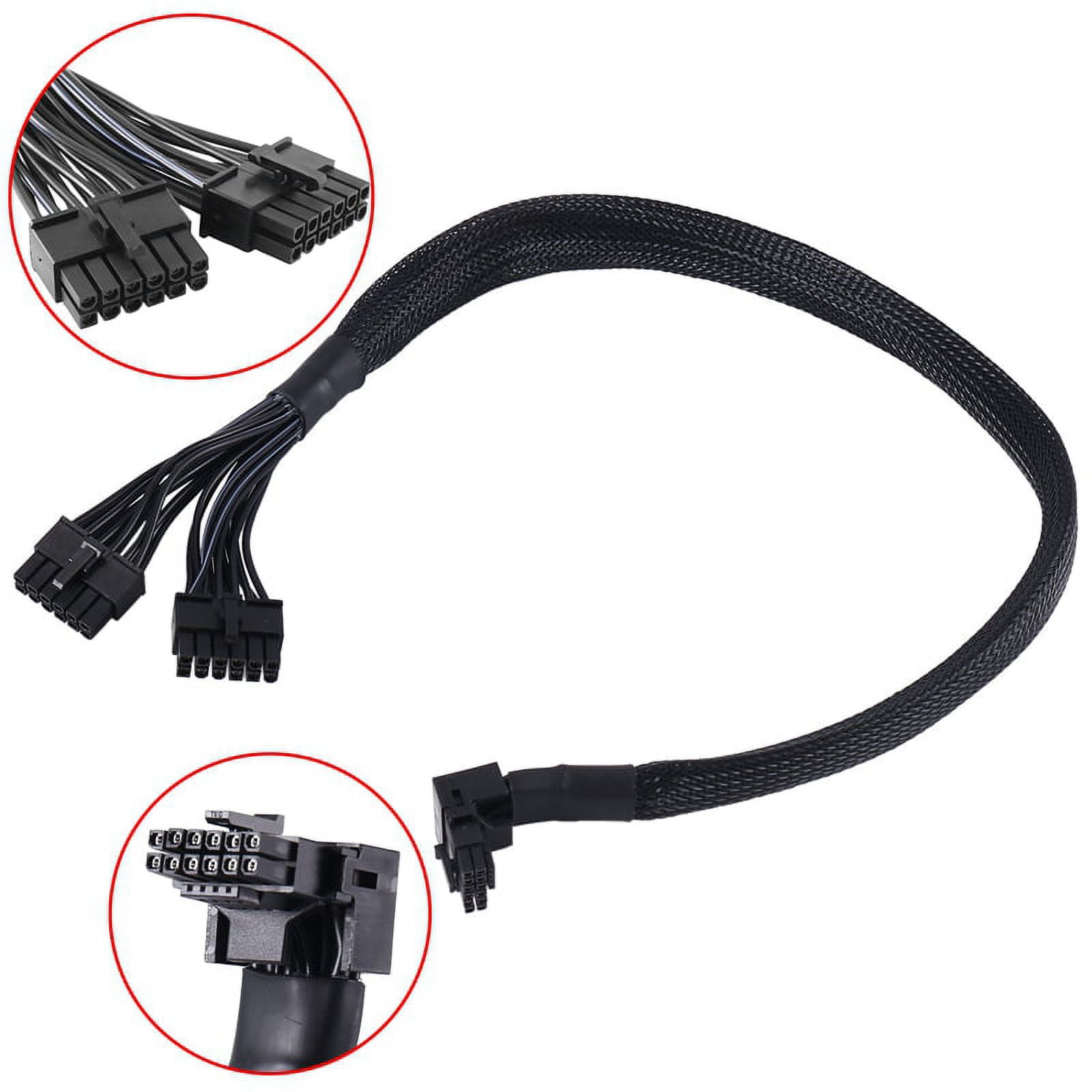 12VHPWR Modular 2X12-Pin to 16 Pin 12-Pin Male PCI-E 5.0 12VHPWR 4090 ...