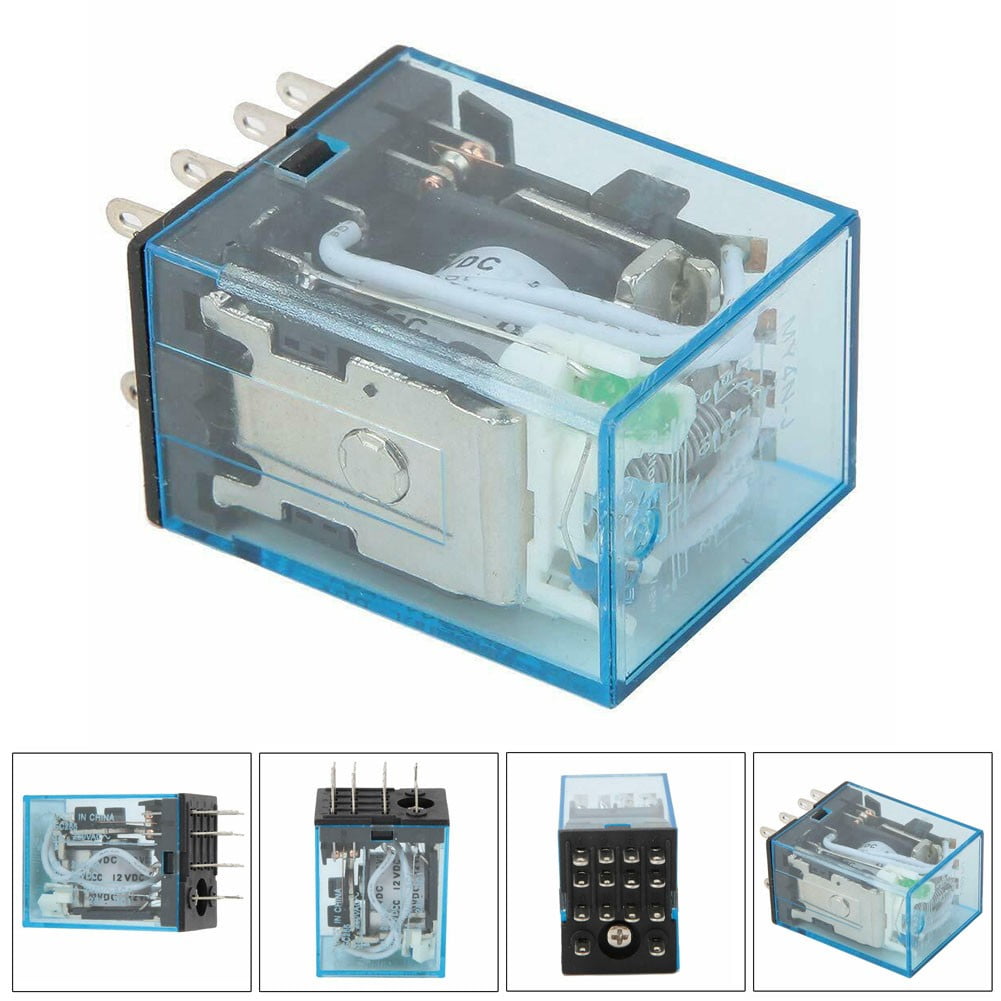 12Vdc Coil General Purpose Power Relay My4Nj 4No 4Nc 14 Pins My4N-J ...