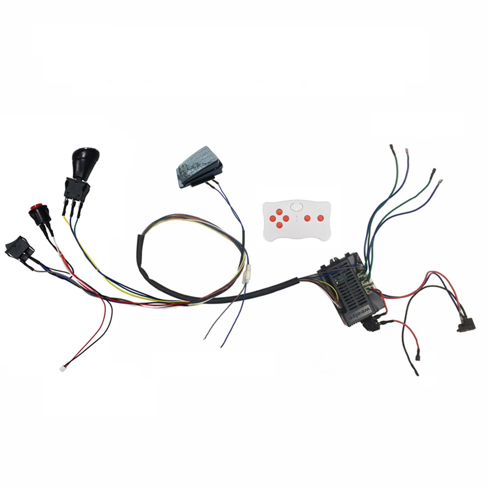 12Volt Ride On Toy Car Wire Harness Electric DIY Modified,High Power ...
