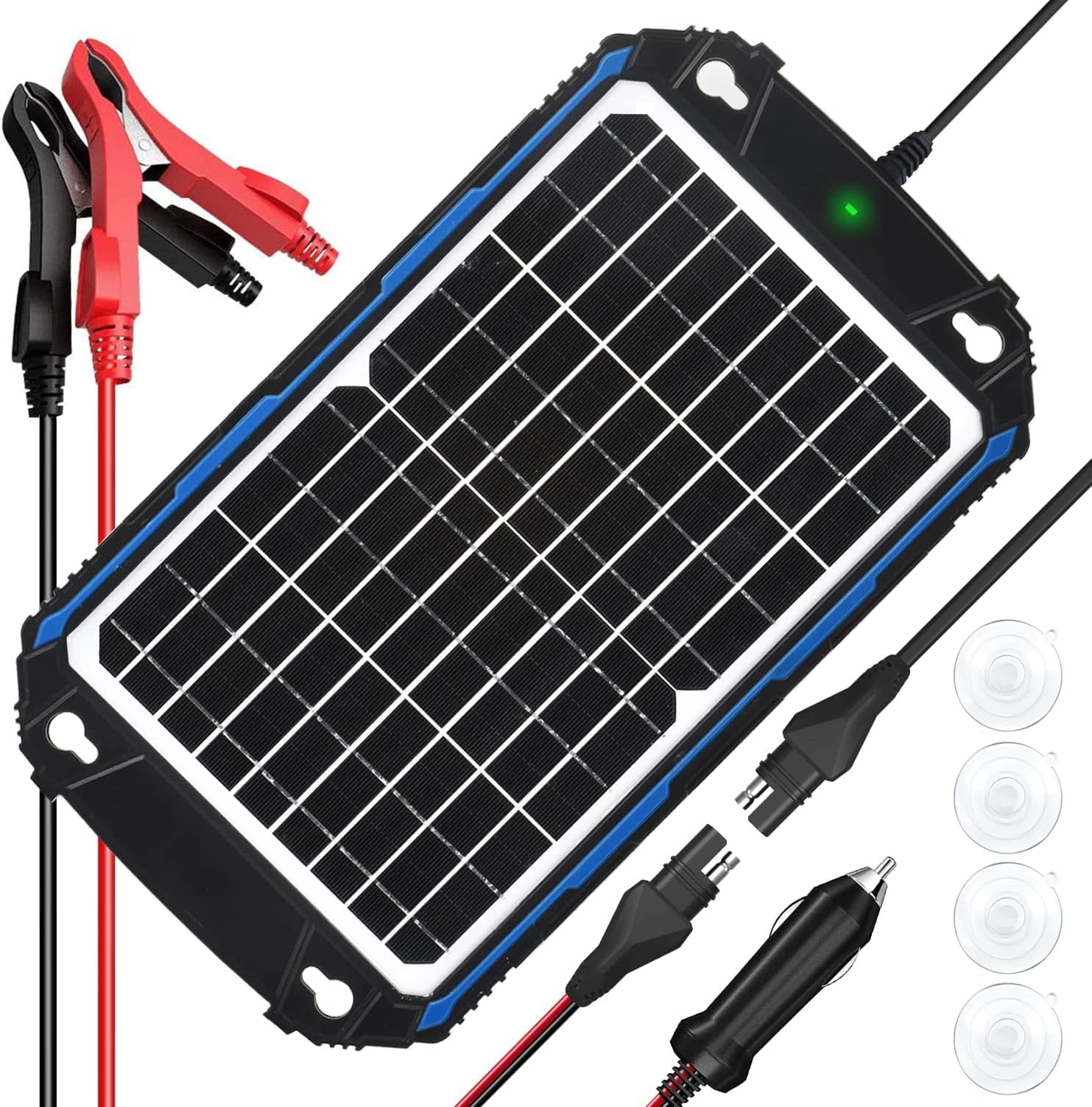12W 12V Solar & Maintainer , Built-in UltraSmart MPPT Charge Controller ...