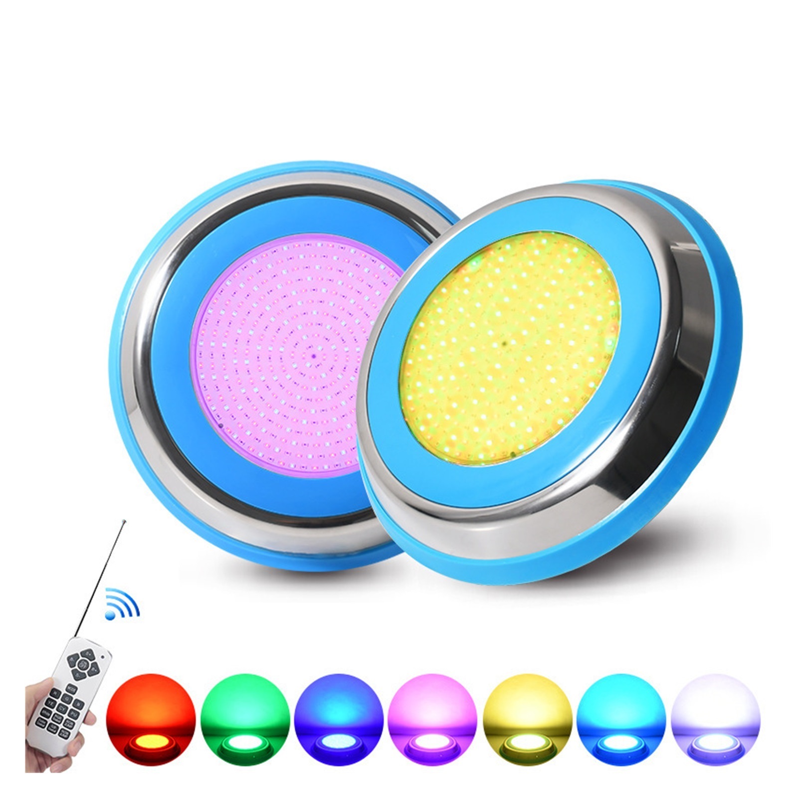 12W , 18W , 25W , 35W 12v Low Voltage Stainless Steel Pool Light Resin ...