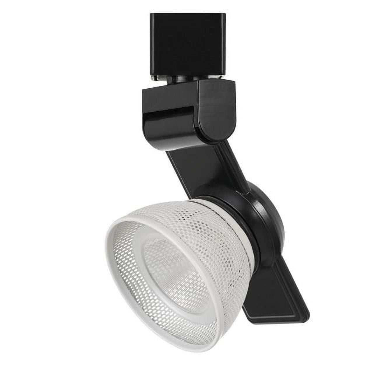 12W Integrated LED Metal Track Fixture with Mesh Head, Black & White ...
