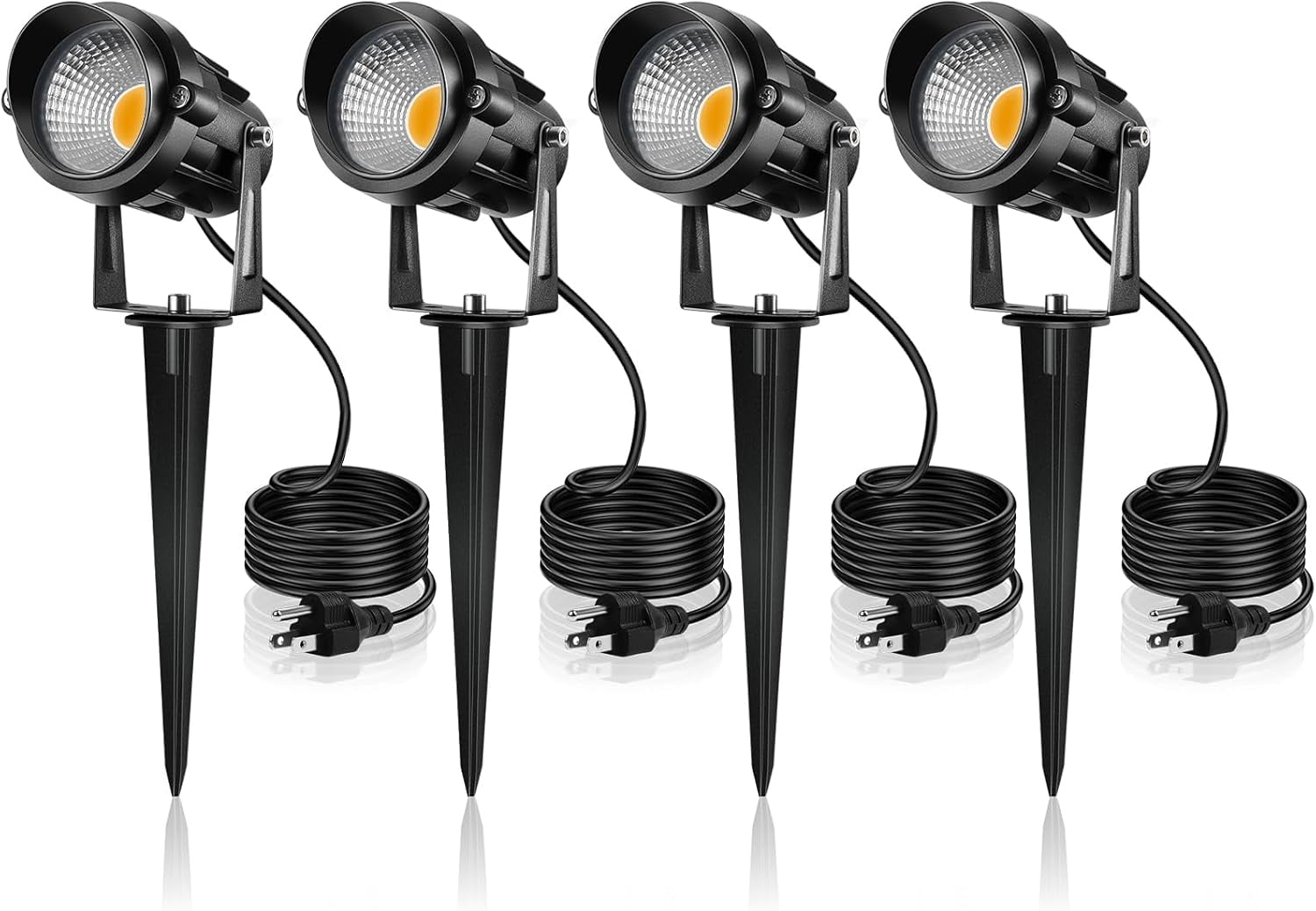 12W LED Landscape Lighting Outdoor Spotlight 120V AC Waterproof ...