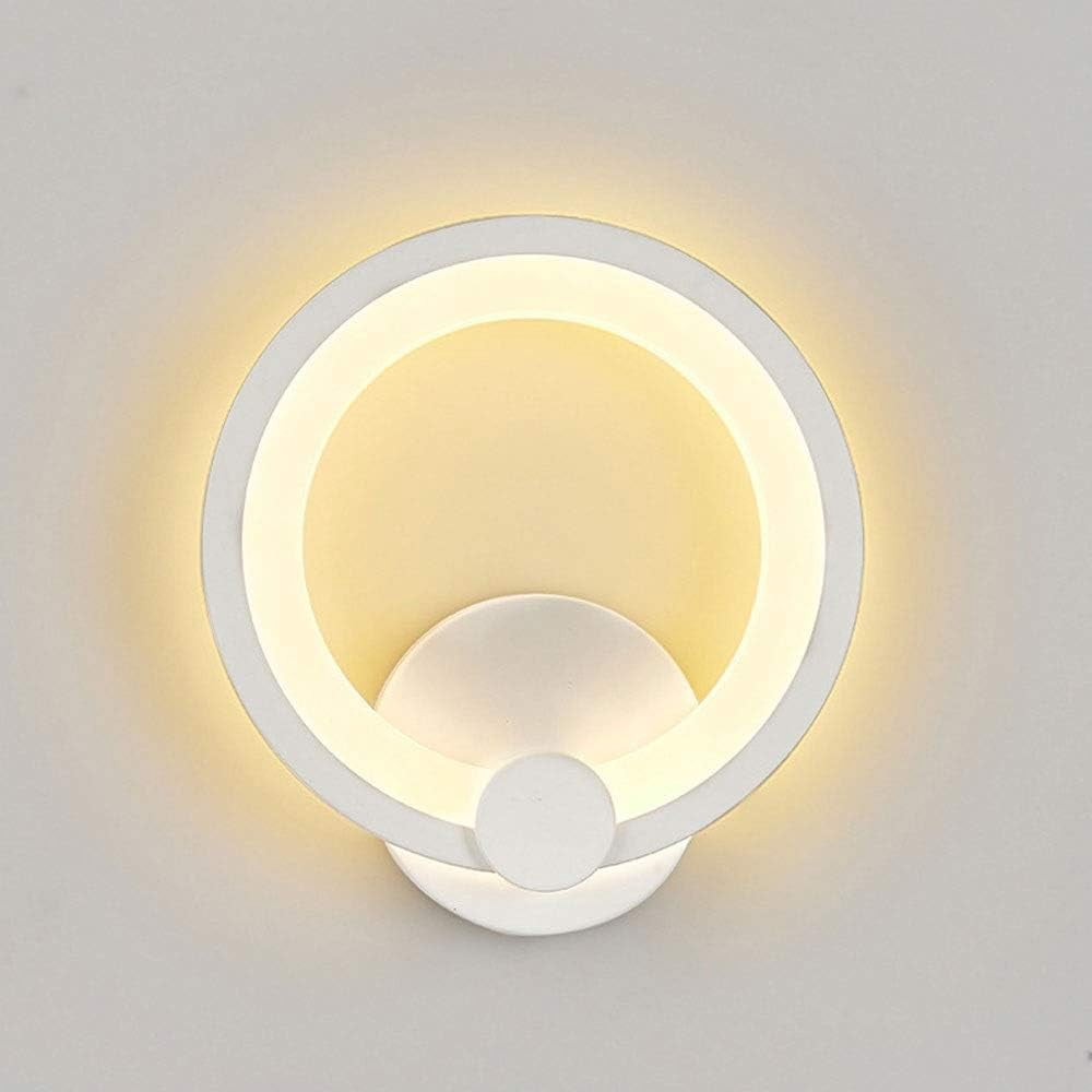 12W LED Wall Light Acrylic Shade Modern Metal Wall Lamp, Wall Lighting ...