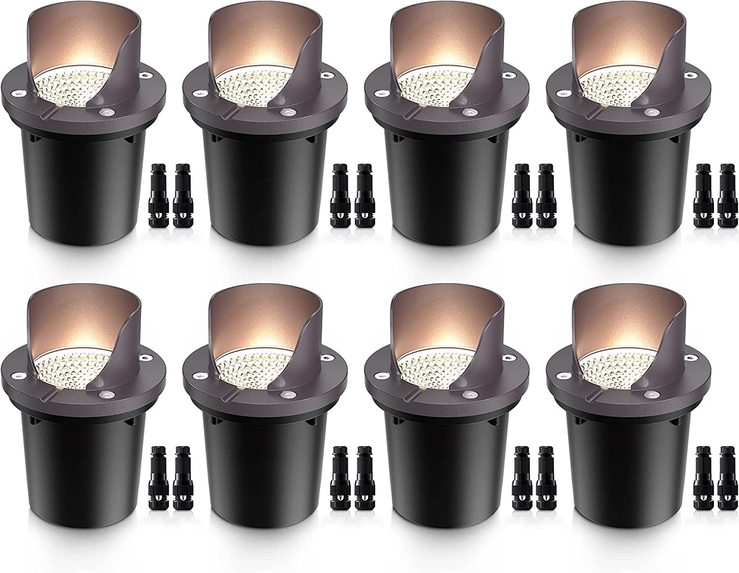12W Low Voltage Landscape Lights Waterproof Outdoor In-Ground Lights ...