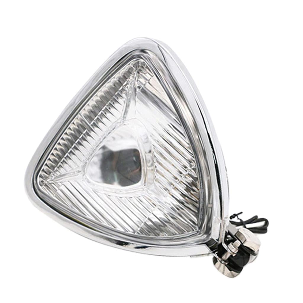 12W Motorcycle Triangle Light Headlight Retro Style for Chopper ...