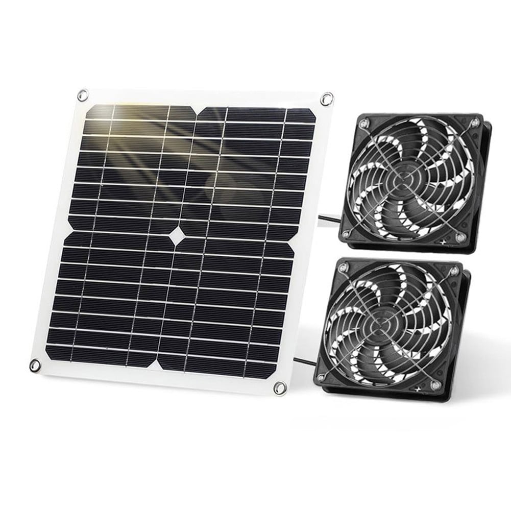 12W Solar Exhaust Fan Is Solar Panel Camping Kit For Coolingheat ...