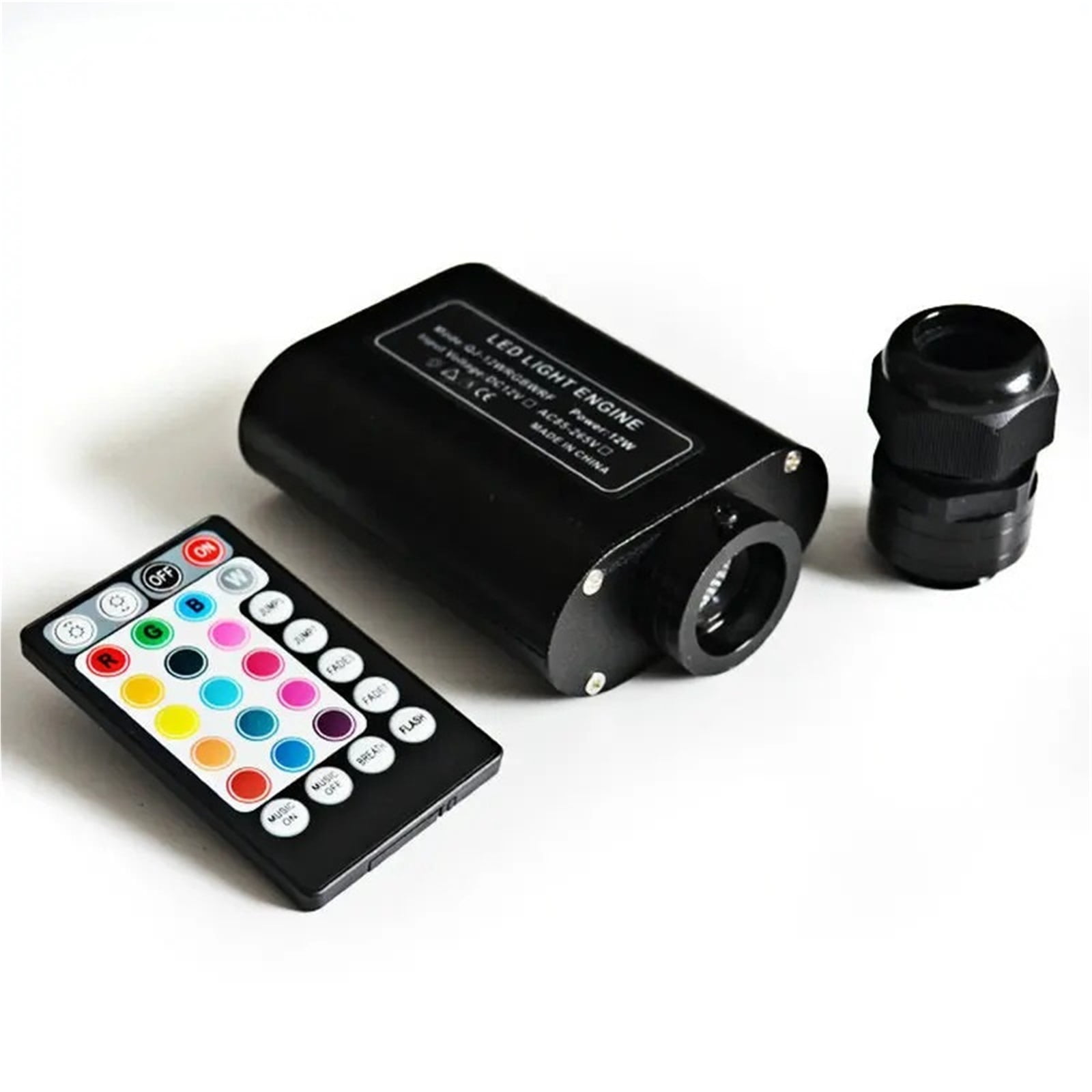 12W Wireless Fiber Optic Star Light Engine RGBW Remote Controlled 12V ...