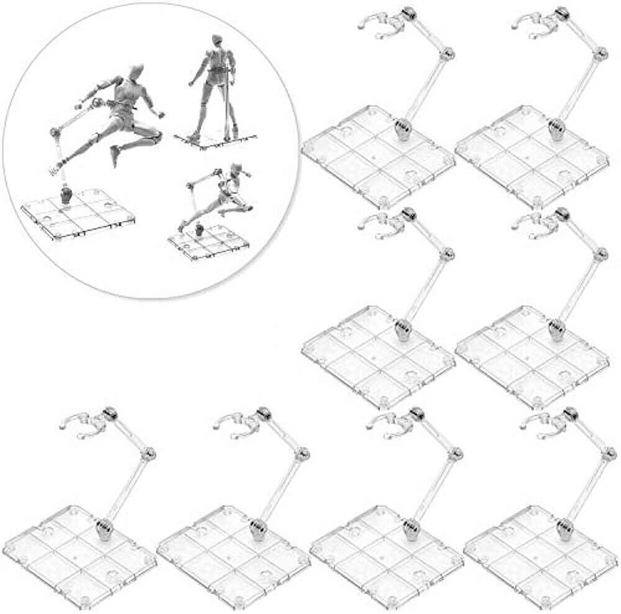 12X HG144 Adjustable Action Figure Display Holder Base Doll Model ...
