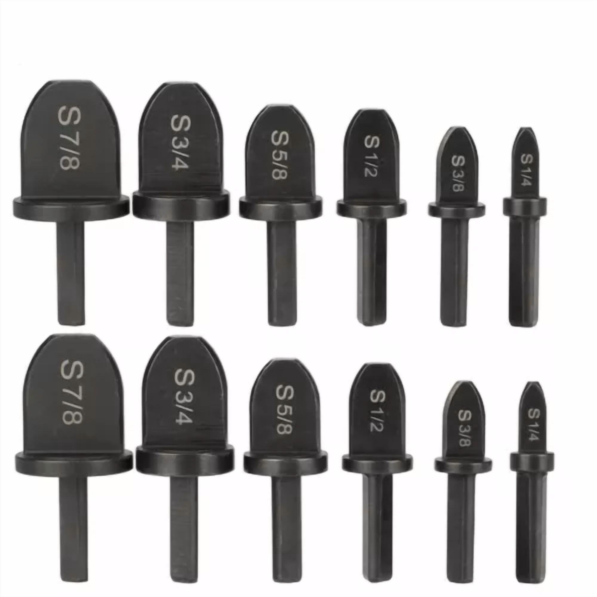 12X Swaging Tool Drill Bit Set Air Conditioner Copper Pipe Flaring Tube ...