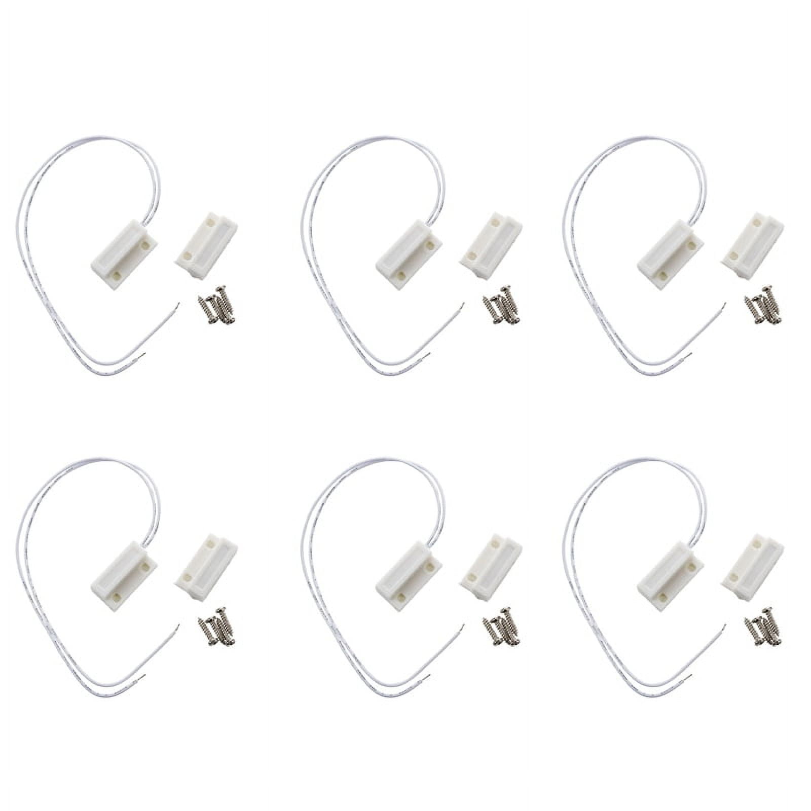 12X White Door Window Contacts Magnetic Switch Sensor - Walmart.com