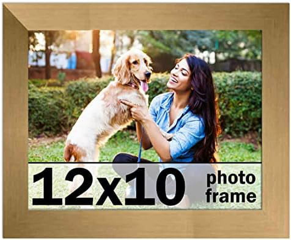 12X10 Frame Bronze Picture Frame - Modern Photo Frame Includes UV Guard ...