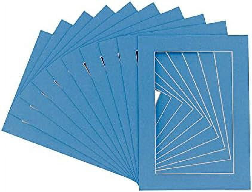 12X16 Mat For 16X20 Frame - Precut Mat Board Acid-Free Bay Blue 12X16 ...