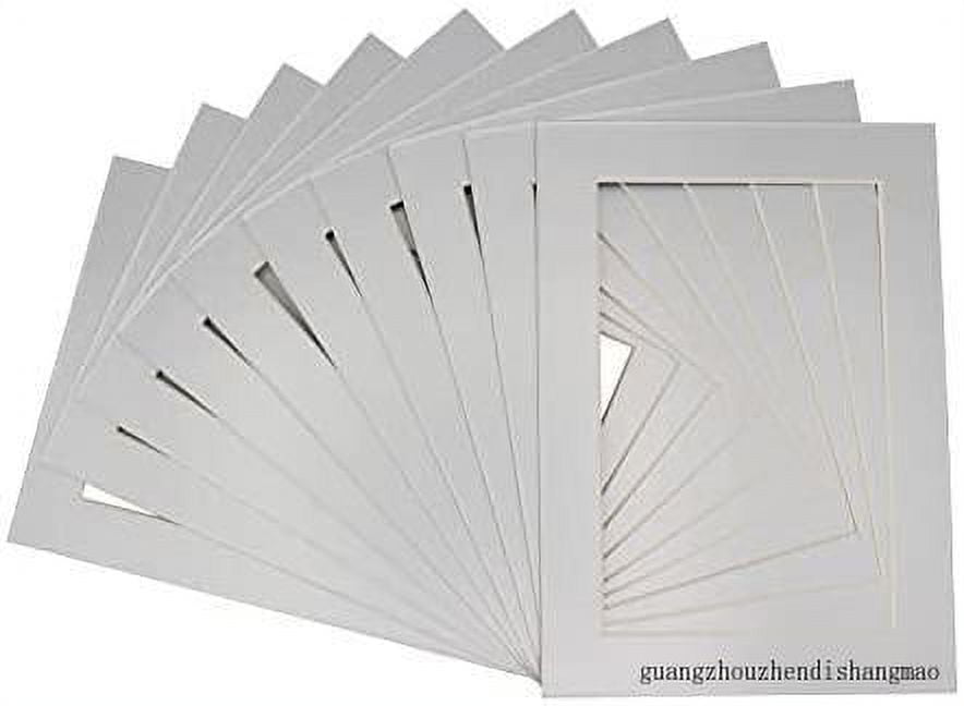 12X16 Mat For 16X20 Frame - ecut Mat Board Acid-Free Metallic Sier ...