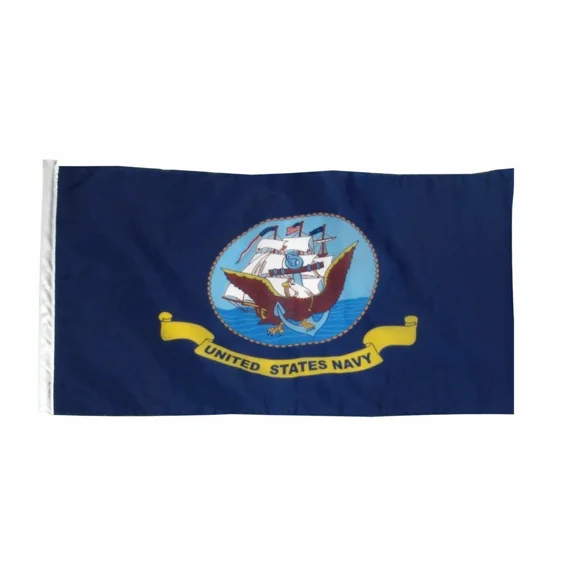 12X18 12"X18" U.S. Navy Ship Seal Symbol Sleeve Flag Boat Car Garden ...