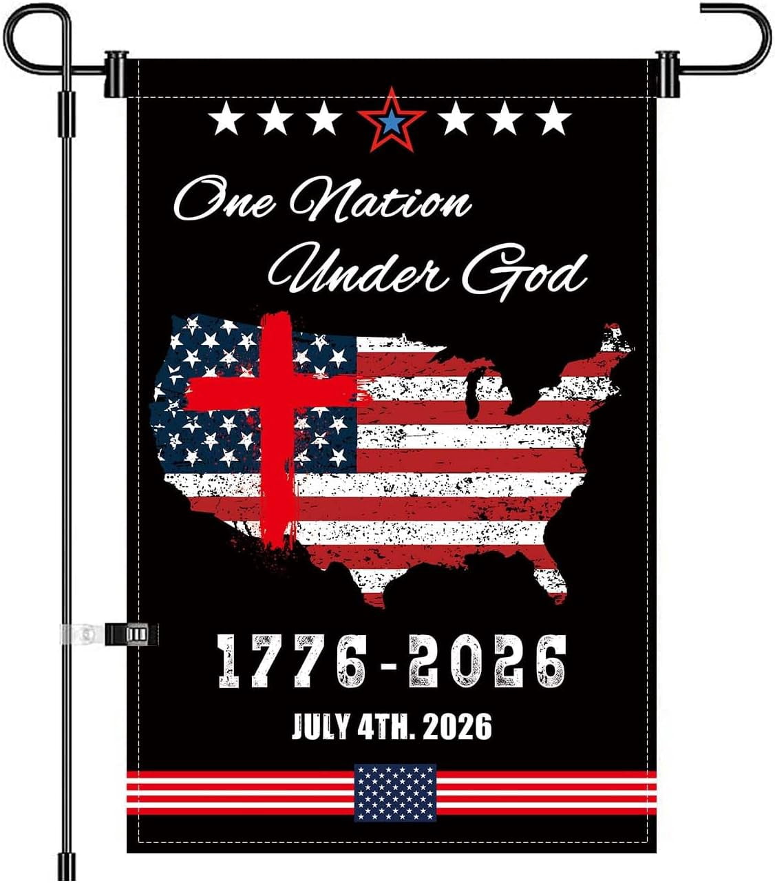 12X18INCH 250th Anniversary USA 1776-2026,Eagle Cross Design One Nation ...