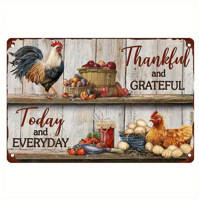 12X8inch Rustic Vintage Metal Wall Sign - 12x8 Inch, Iron Decorative ...