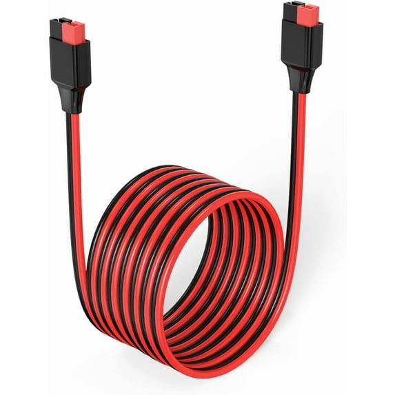 12awg 35ft anderson extension cable 2 6 10 20 35 50ft solar extension ...