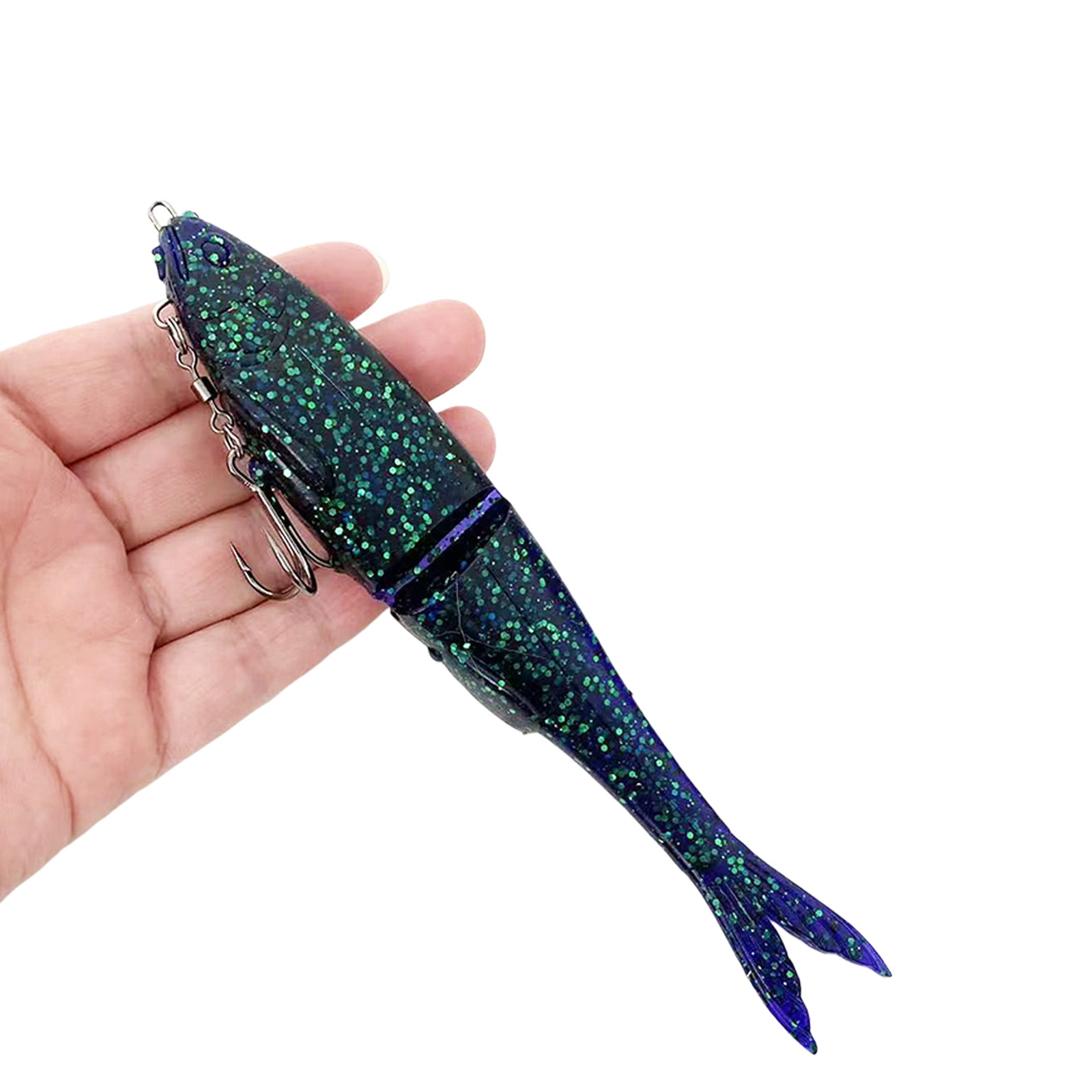 12cm/17cm Flexible Swimbaits V Tail, Slow Sinking Soft Artificial ...