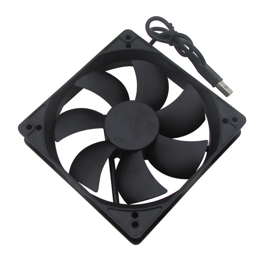 12cm 5V USB Cooling Fan Cooler PC Computer Case Router Set Top Box ...