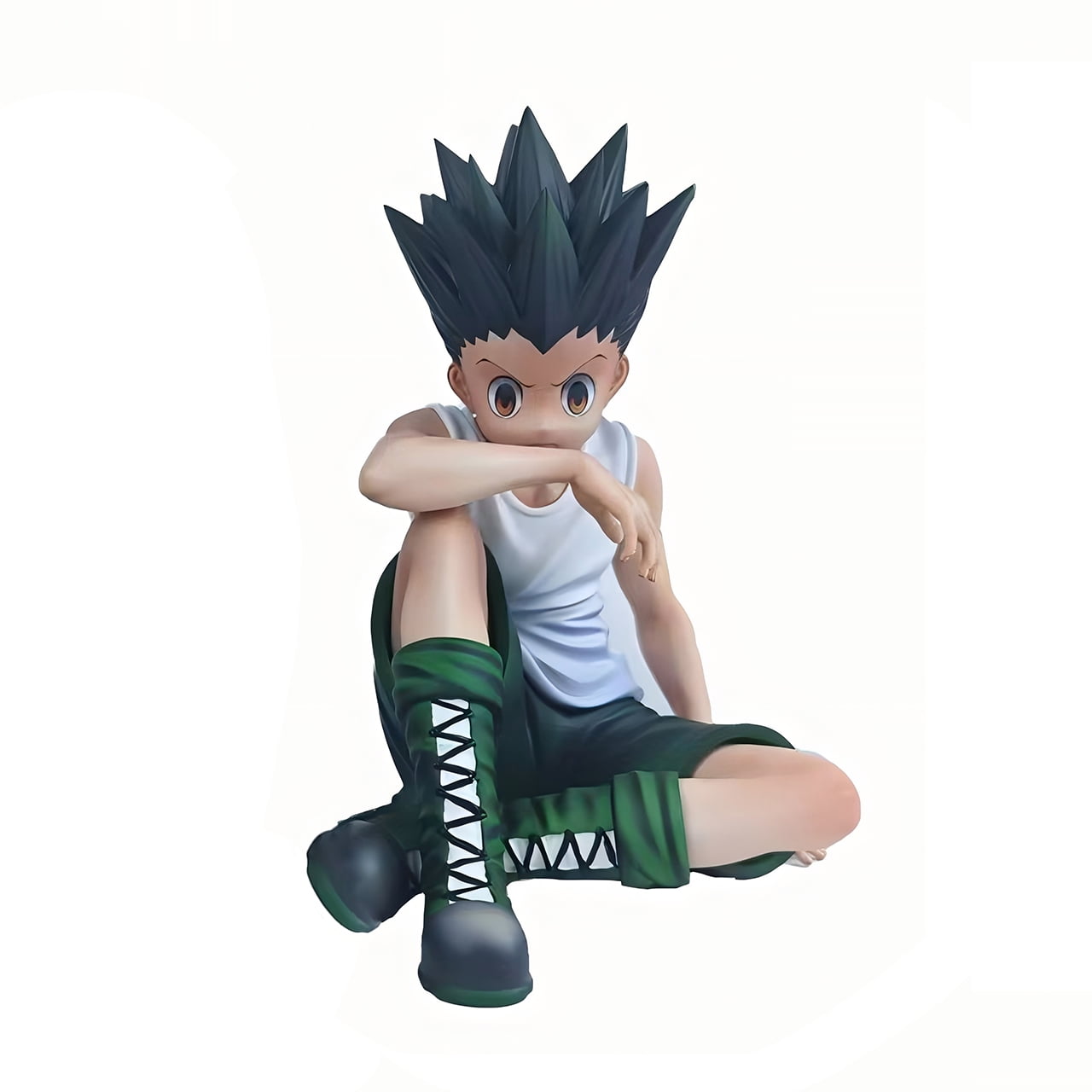 12cm Anime HUNTER×HUNTER Figures Killua Zoldyck GON FREECSS sitting ...