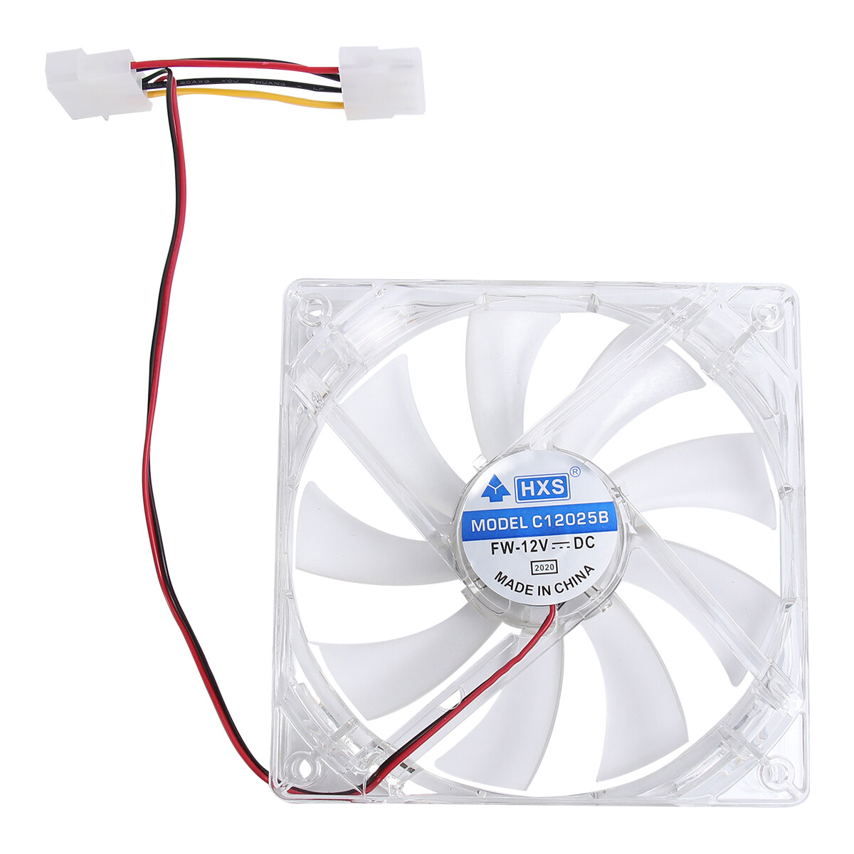 12cm Computer Case Power Supply Led Fan Mute Transparent Radiator ...