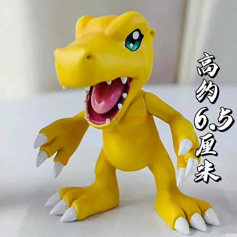 12cm Digimon Anime Figures Gk Greymon Agumon Figurine Cute Gabumon Pvc ...