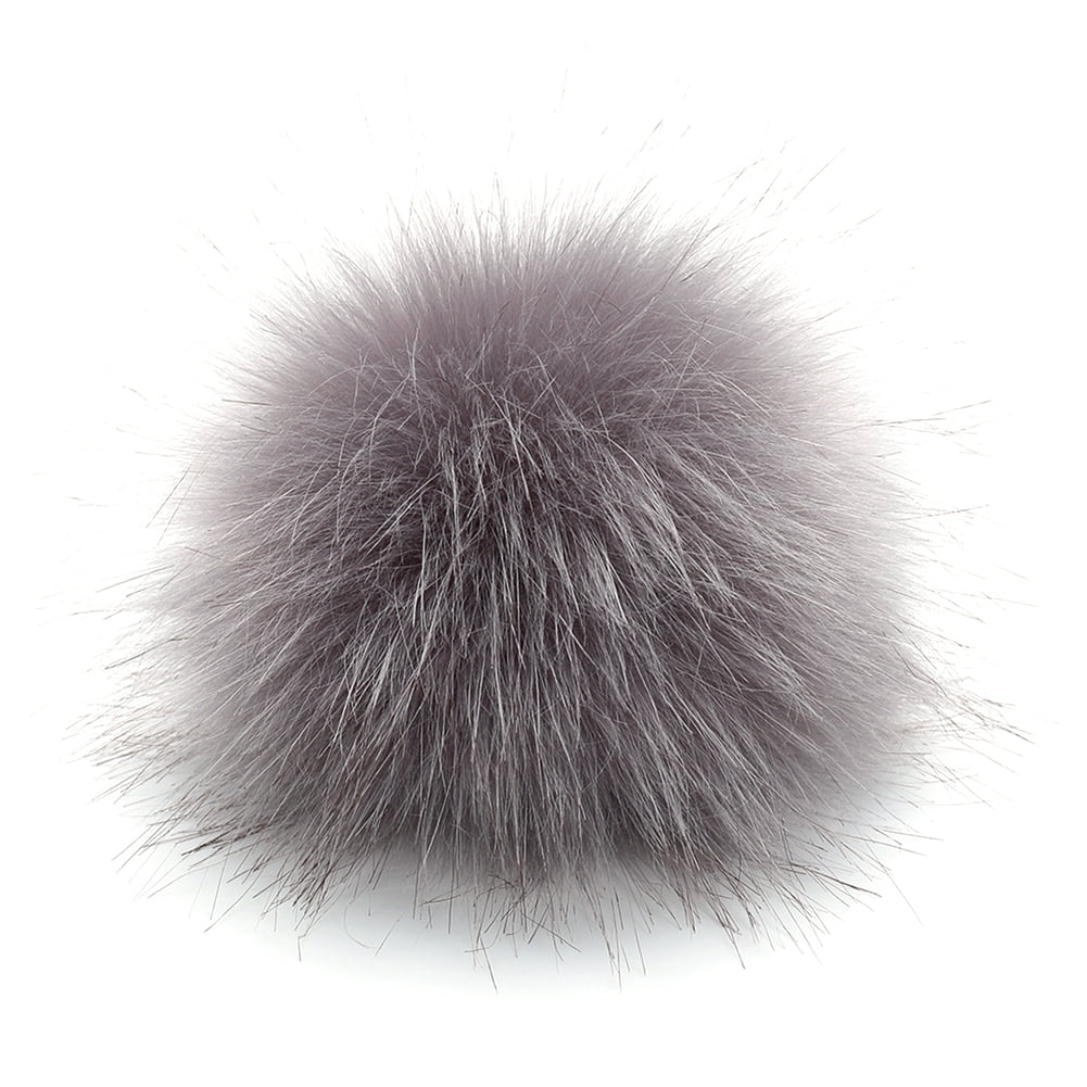 12cm Fake Fur Hair Fluffy Pompom Ball Pendant Hat Bag Shoes DIY ...