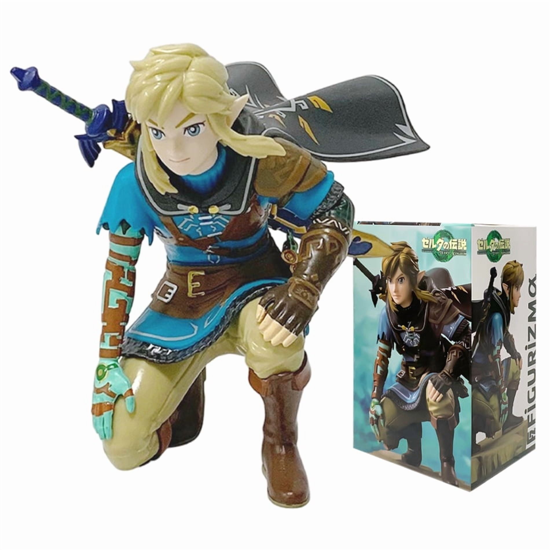 12cm Legend Of Zelda Anime Link Kingdom Of Tears Squatting Position ...