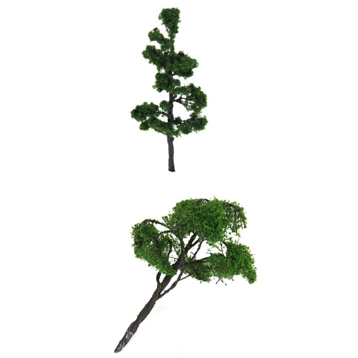 12cm Model Trees Elm + Forest Making Accessories Scale Train Railway ...