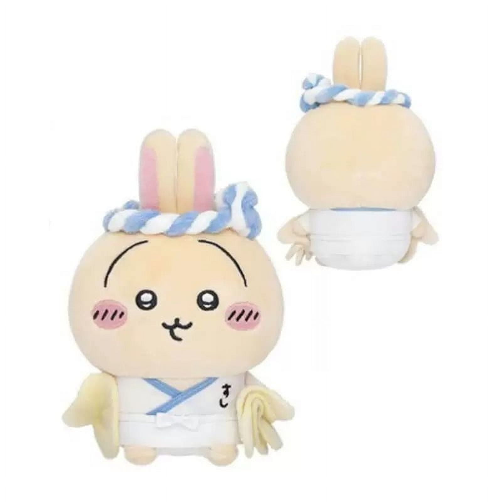 12cm New Spot Cartoon Chiikawa Sushi Chef Series Usagi Hachiware Plush ...