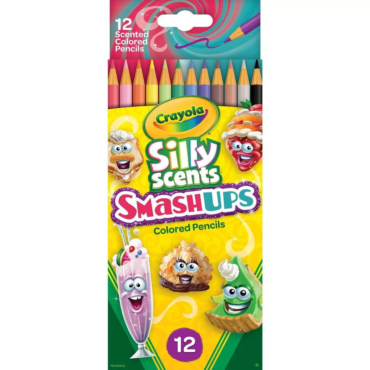 12ct Silly Scent Smash Ups Colored Pencils: Scented Drawing & Coloring ...