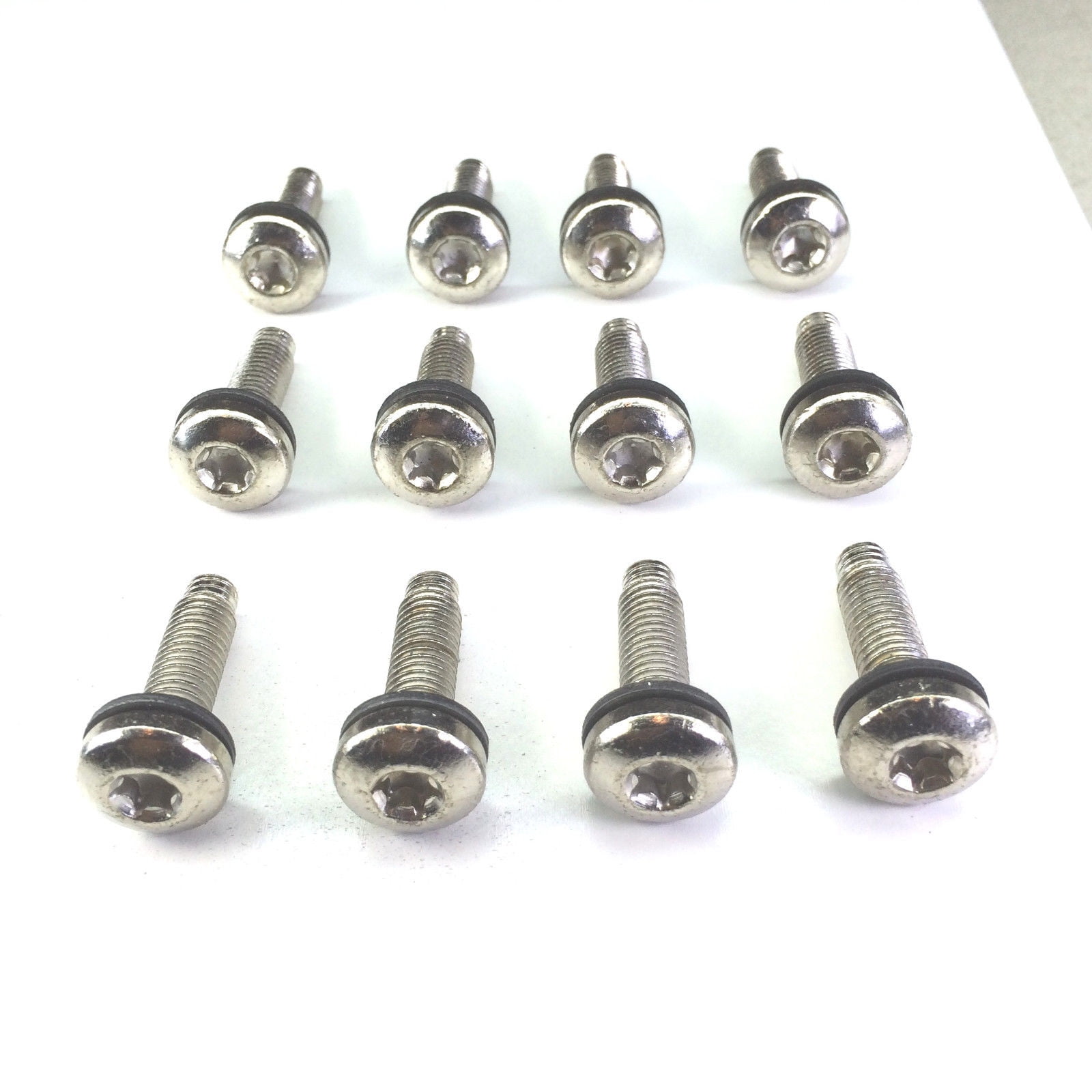 12ea /CHROME 2007 to 2016 Jeep Wrangler JK WindShield Frame and Hinge Torx Screws - Walmart.com