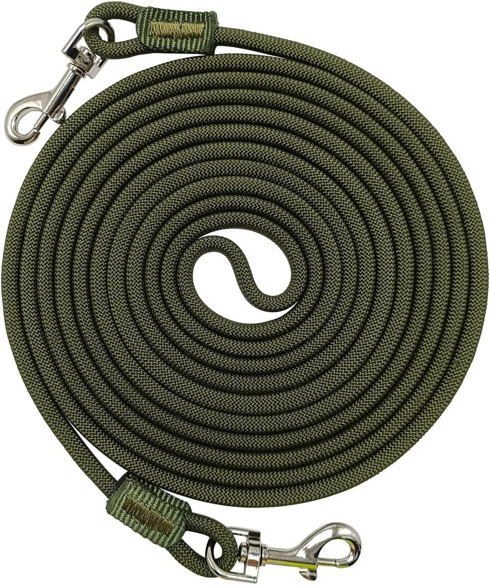 12ft/ 20ft/ 30ft Tie Out Rope for Small Dogs Up to 35 Pounds, Long Cat Leash for Yard ...