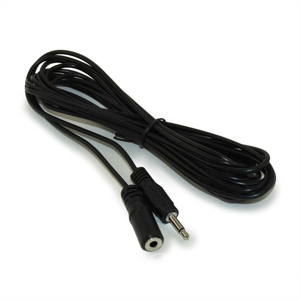 12ft 3.5mm SLIM MONO TS (2 conductor) Male to Female Audio EXTENSION ...