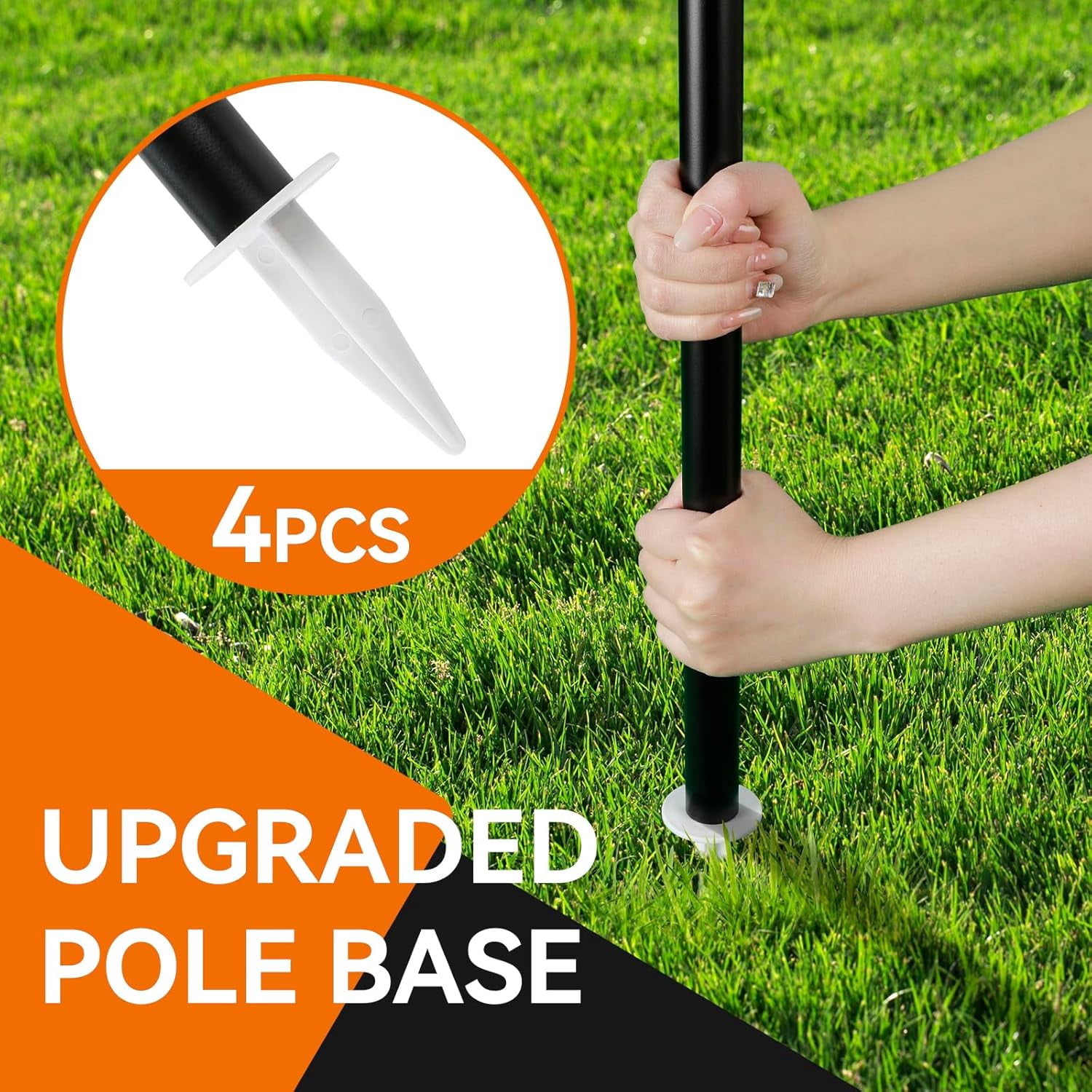 12ft Outdoor Badminton Set for Backyard Beach with 2 Aluminum Badminton ...