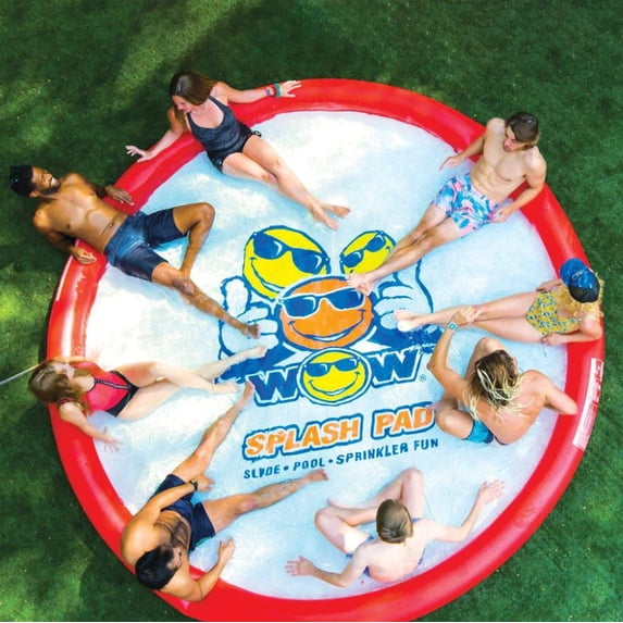 Walmart's 12ft Super Splash Pad with Sprinkler - Big Outdoor Water Play ...