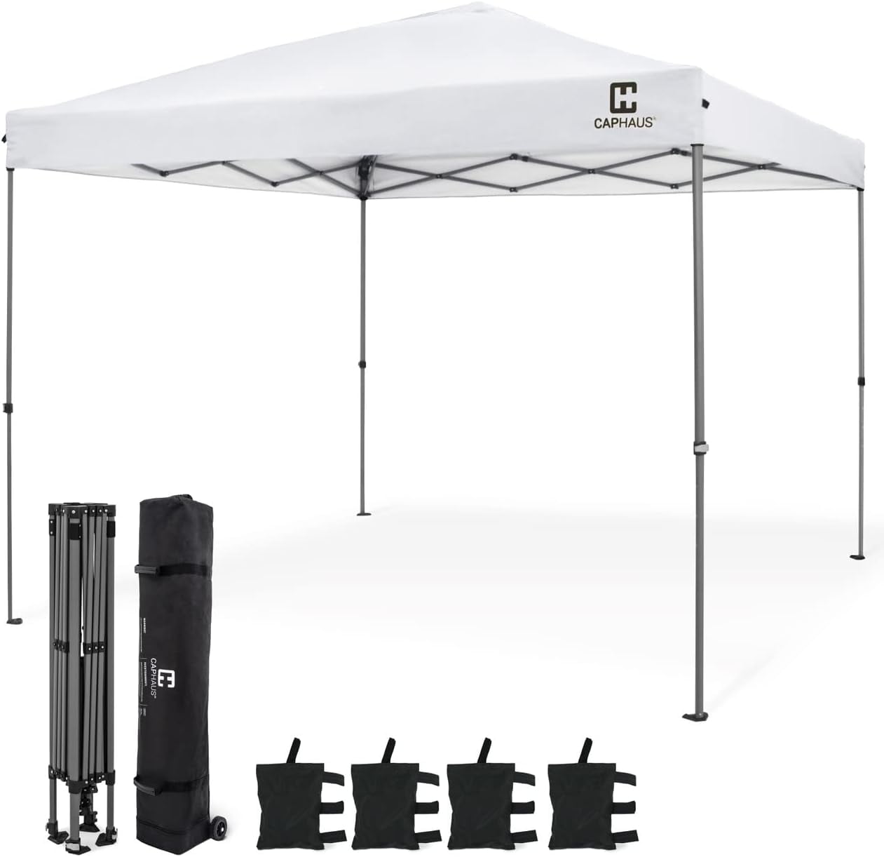 12ft x 12ft Patented One-Push Pop Up Outdoor Canopy Tent, Heavy-Duty ...