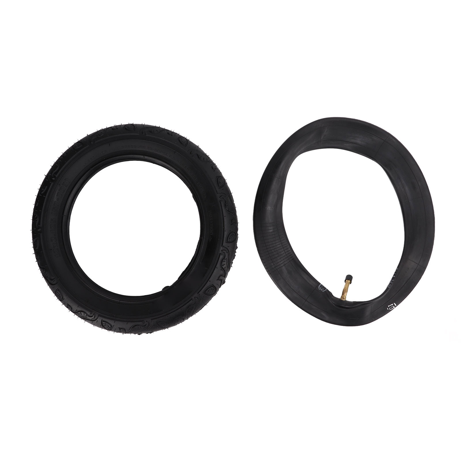 12in 12x2.125 Bike Tyres with Curved Mouth Inflation Strong Elasticity Children Bicycle Tires ...