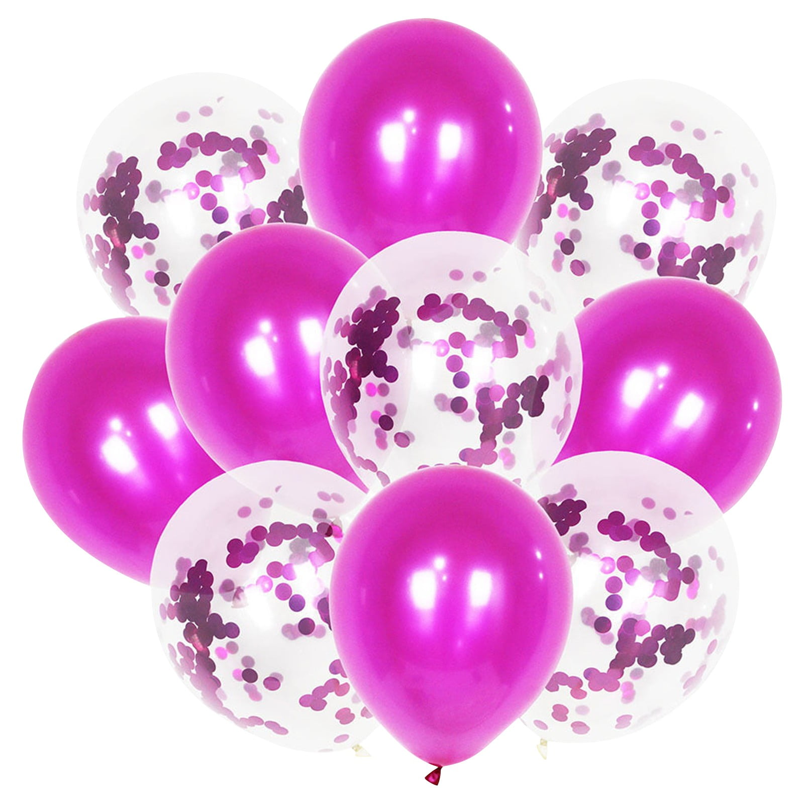 12in Balloons Sequins Confetti Balloon Wedding Arch Birthday Bridal ...