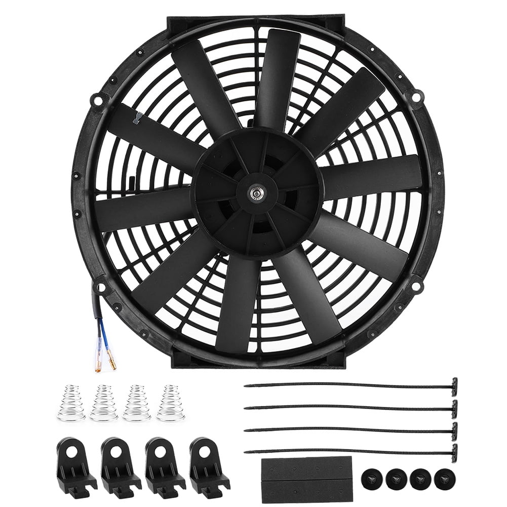 12in Car Radiator Fan, Engine Bay Cooling Fan with Mounting Kit ...