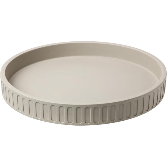 12in Decorative Tray for Coffee Table Tray Decor, Gray 100% Solid ...