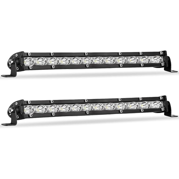 12in Signal Row Led Ligt Bar [14in w/Bracket] 80W Spot Flood Combo Off ...